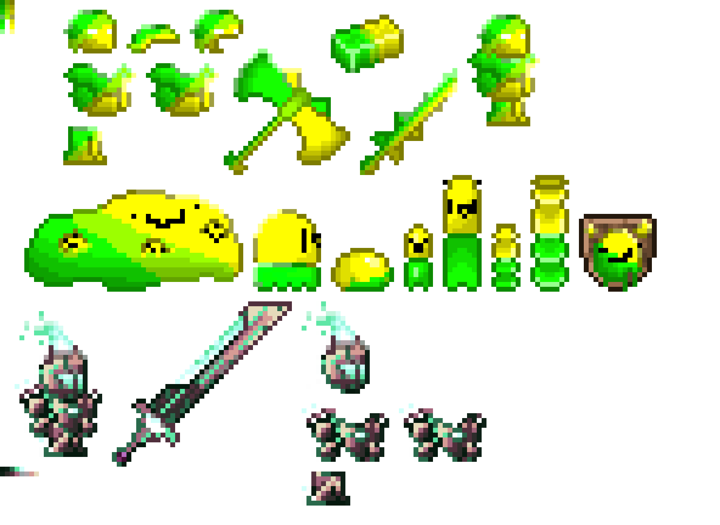 Random Terraria Stuff Pixel Art Maker