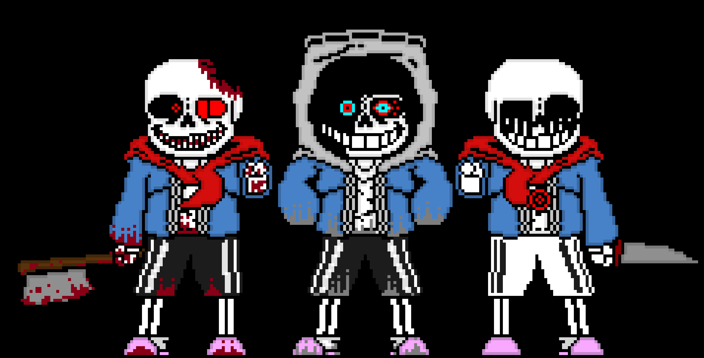 Neutral Murder Time Trio Fixed Pixel Art Maker