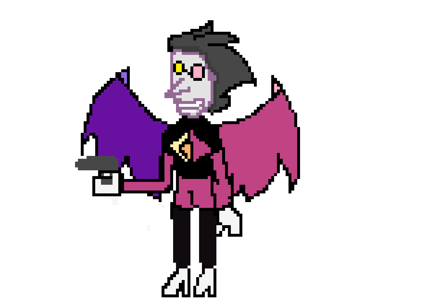 Spamtons Gun Pixel Art Maker