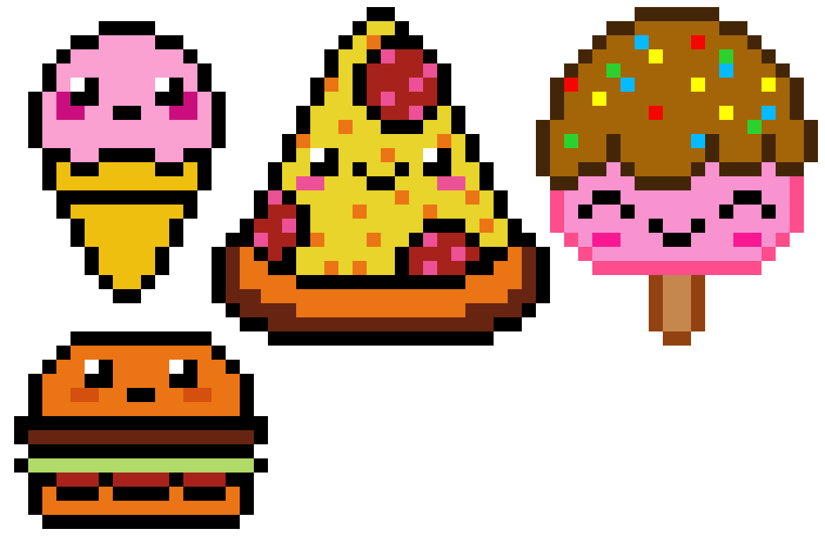 Kawaii Food Pixel Art Images And Photos Finder
