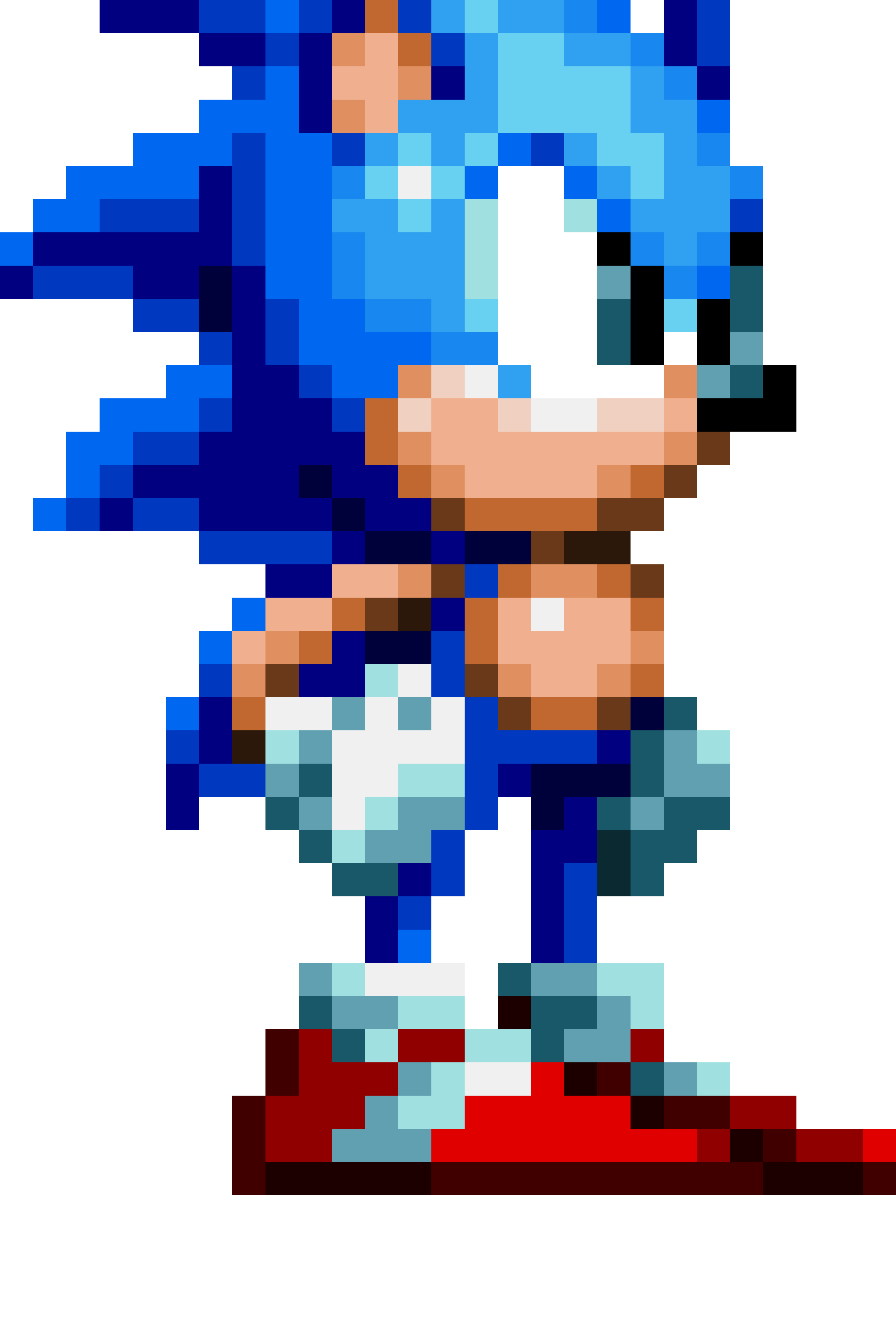 Custom Sonic Character Sprite V1 1 APL Pixel Art Maker