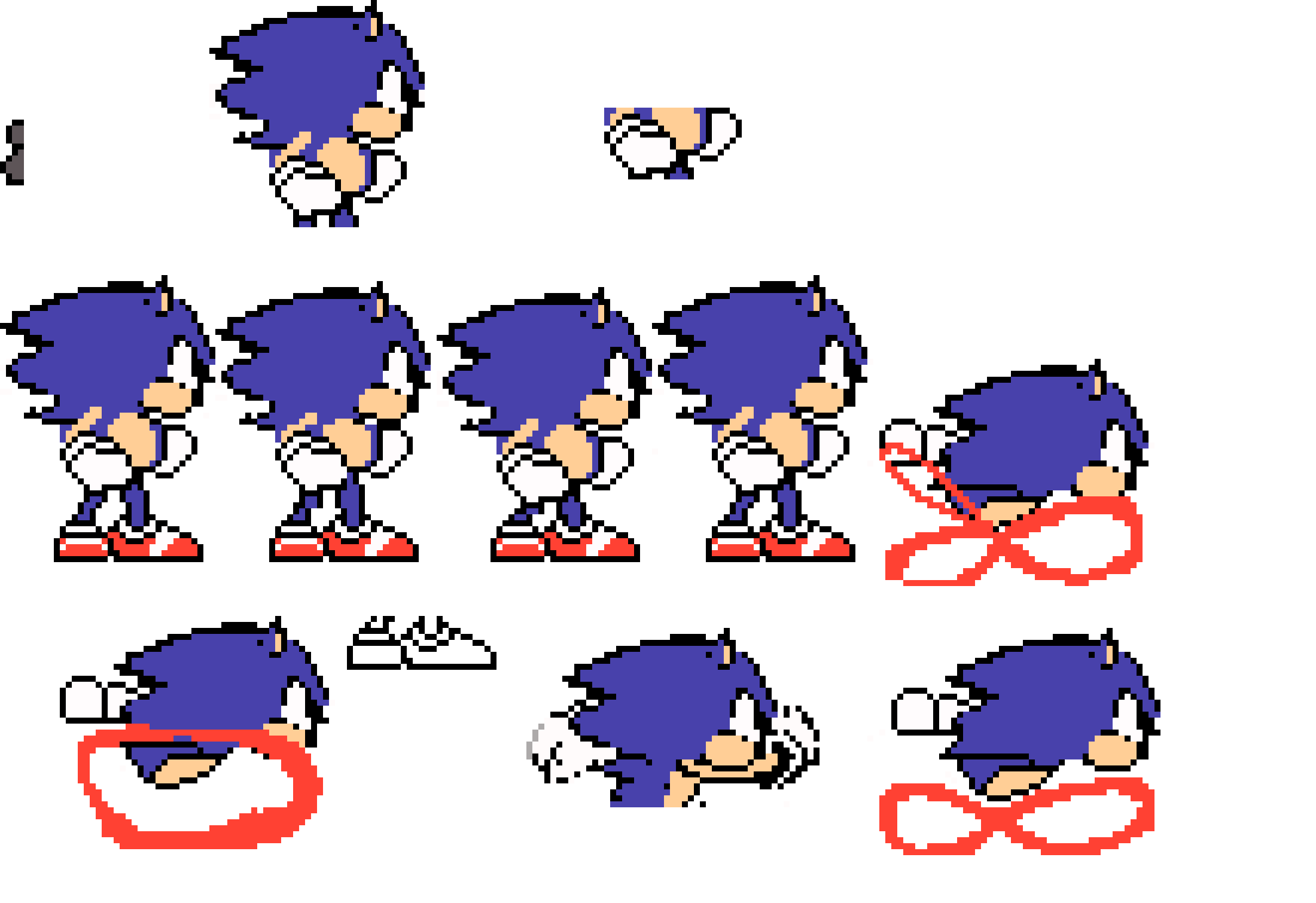 Sonic CD Spritesheet Pixel Art Maker
