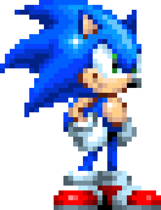Modern Sonic | Pixel Art Maker