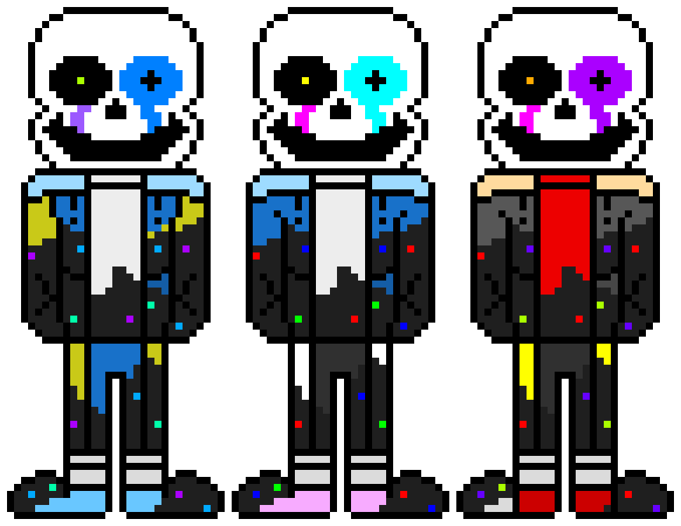 Glitchfection! Slacker Time Trio | Pixel Art Maker