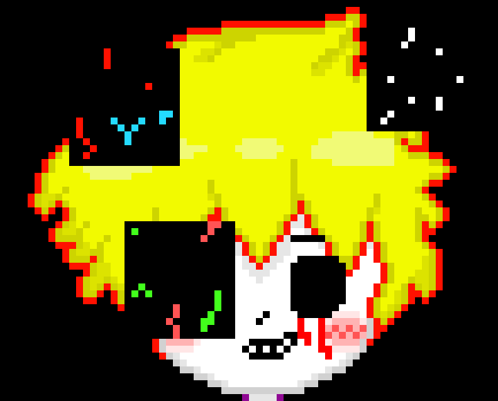 -grabs the fire sword- -slash- | Pixel Art Maker