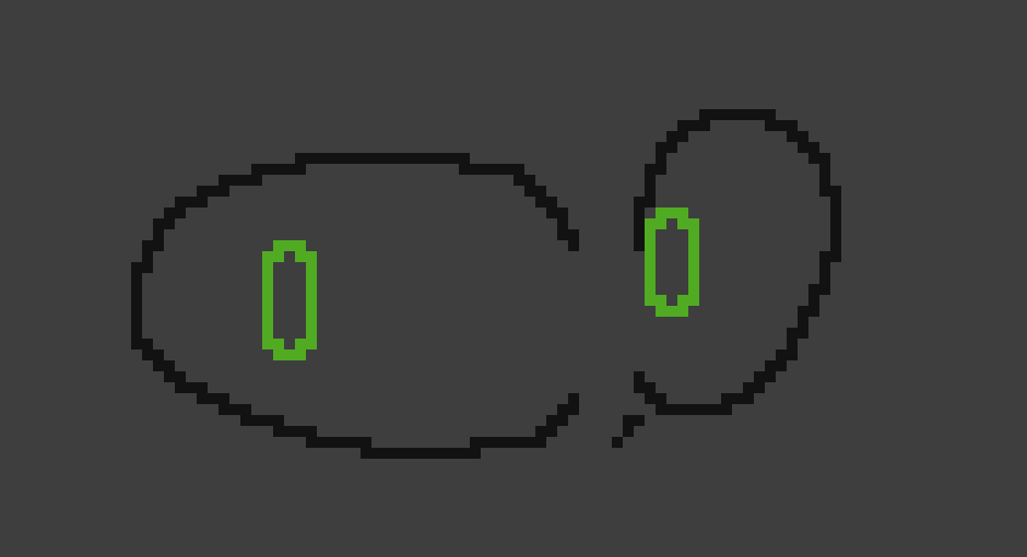 -the splinters form a man with a sweater and it walks with Ramsey ...