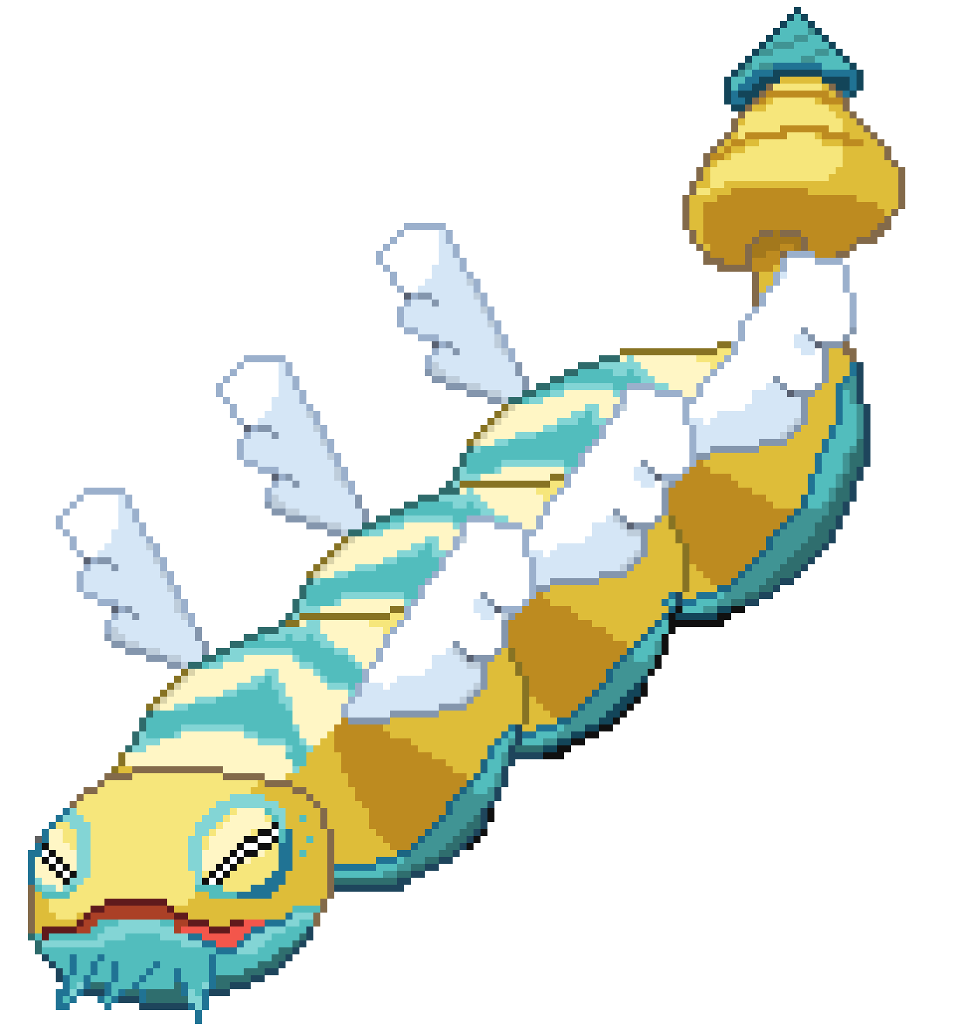 Sarpe Dudunsparce 3 Segments Pixel Art Maker