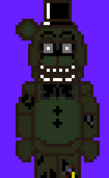 Torso is a bit to wide for a Springlock suit | Pixel Art Maker