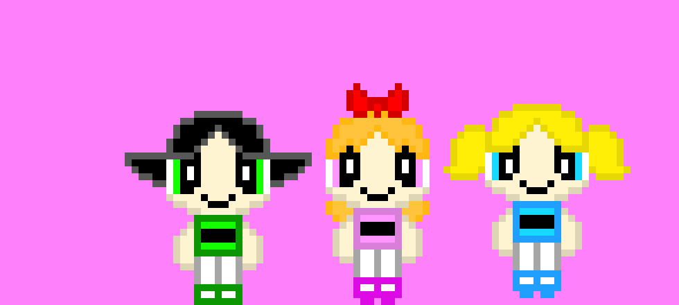 THE POWERPUFF GIRLS V3 | Pixel Art Maker
