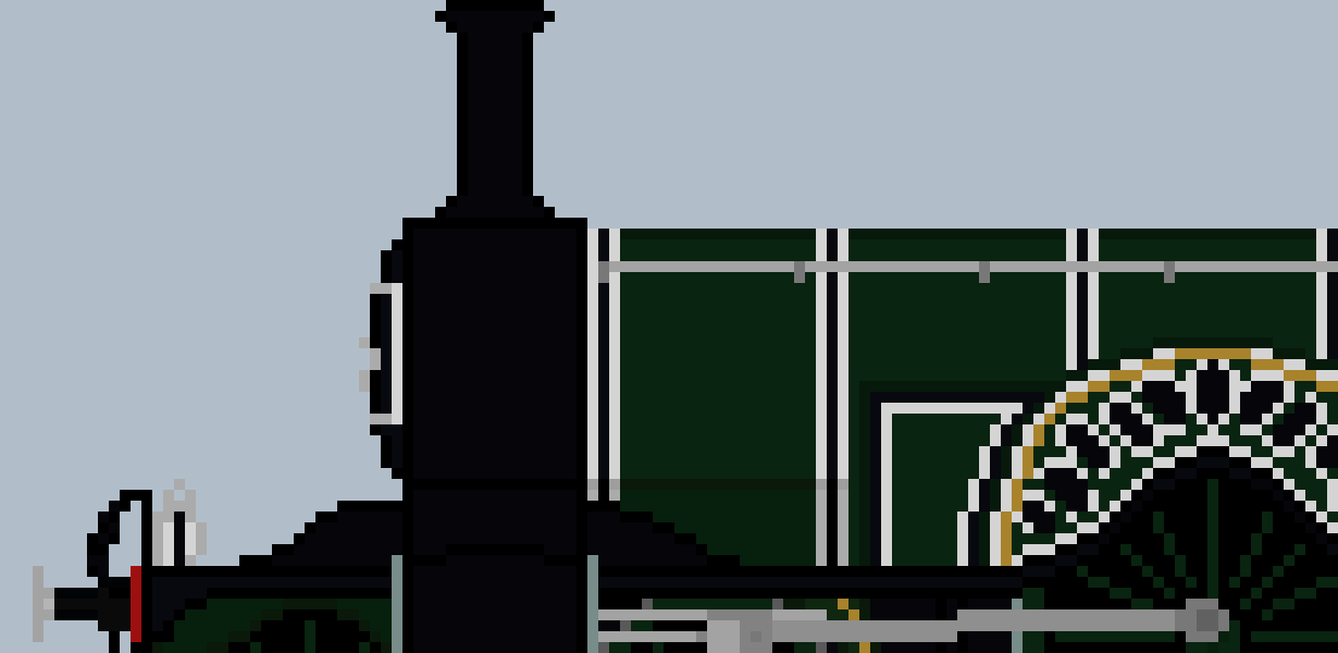 flying trains -Demented. | Pixel Art Maker