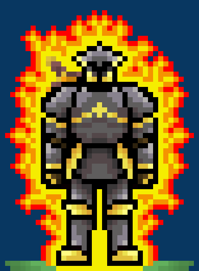 Gabe hi Gabe I managed to forge myself a front facing sprite | Pixel ...