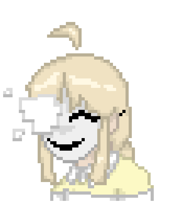 -She'd just sigh and put a hand in her pocket- | Pixel Art Maker