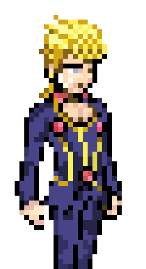 PFfffffffff- ( i thought you mudad Shadow-Giorno | Pixel Art Maker