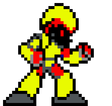 Evil Robot MegaMan X | Pixel Art Maker