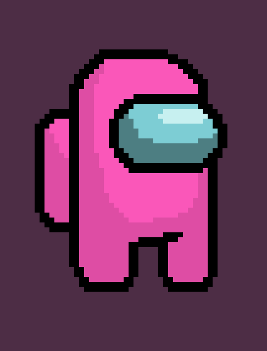 AMONG US red | Pixel Art Maker