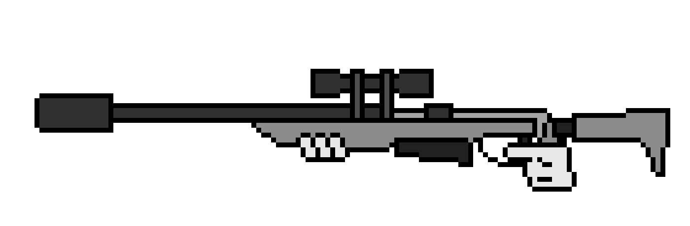 hmm yes very ez definitely didn't use a pre-existing sniper sprite ...