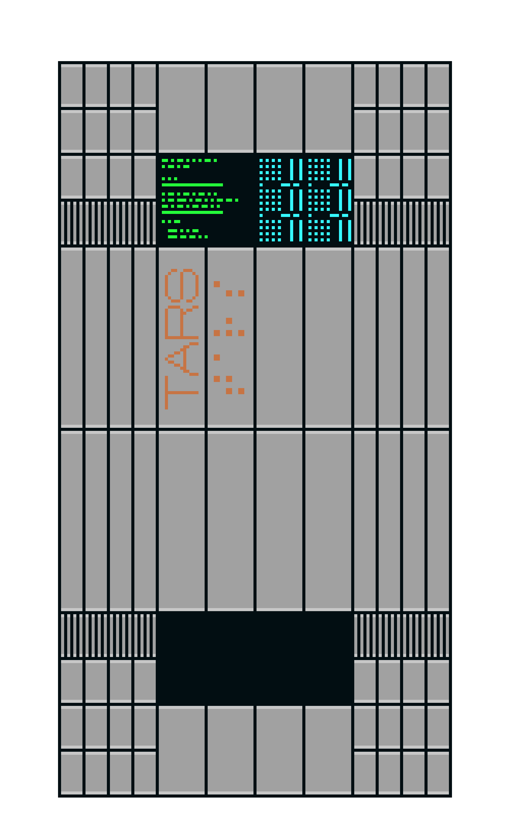 *the computer screens on TARS upper half briefly flicker before going ...