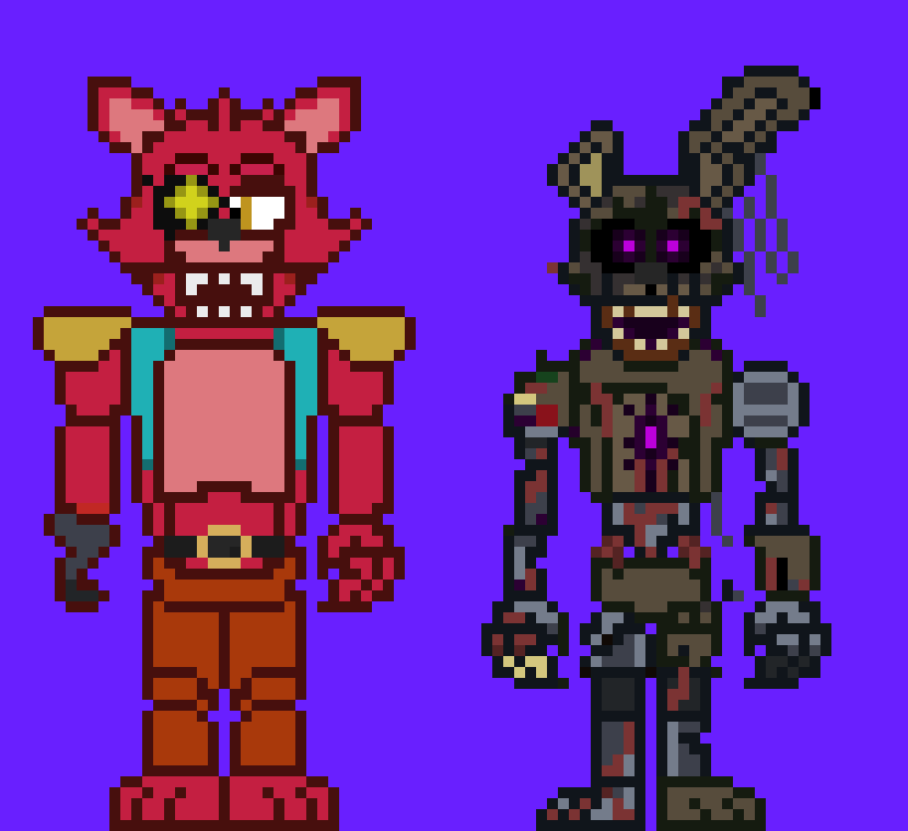 Hey Silver howd I do with these pog little fellas? | Pixel Art Maker