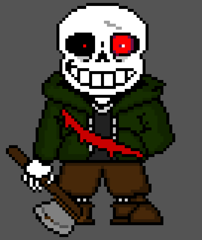 -picks up a new axe- Sweet, a better axe than before -breaks his last ...