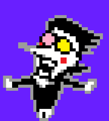 Spamton--9999999999 damage | Pixel Art Maker