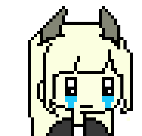 *continues to hugs cg* dont cry | Pixel Art Maker