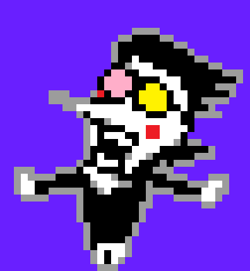 Spamton-I know its made up | Pixel Art Maker