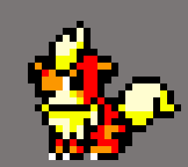 *the growlithe shook his head * gtg seeya | Pixel Art Maker