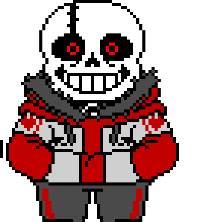 creator sans- *sad sans sees the red light speeding past him, creating ...