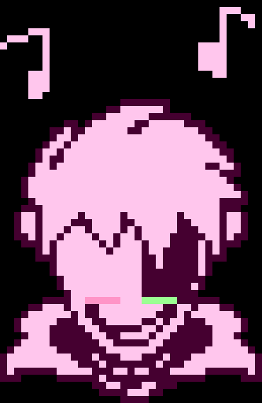 *He's back, but vibing too much to say he's back* | Pixel Art Maker