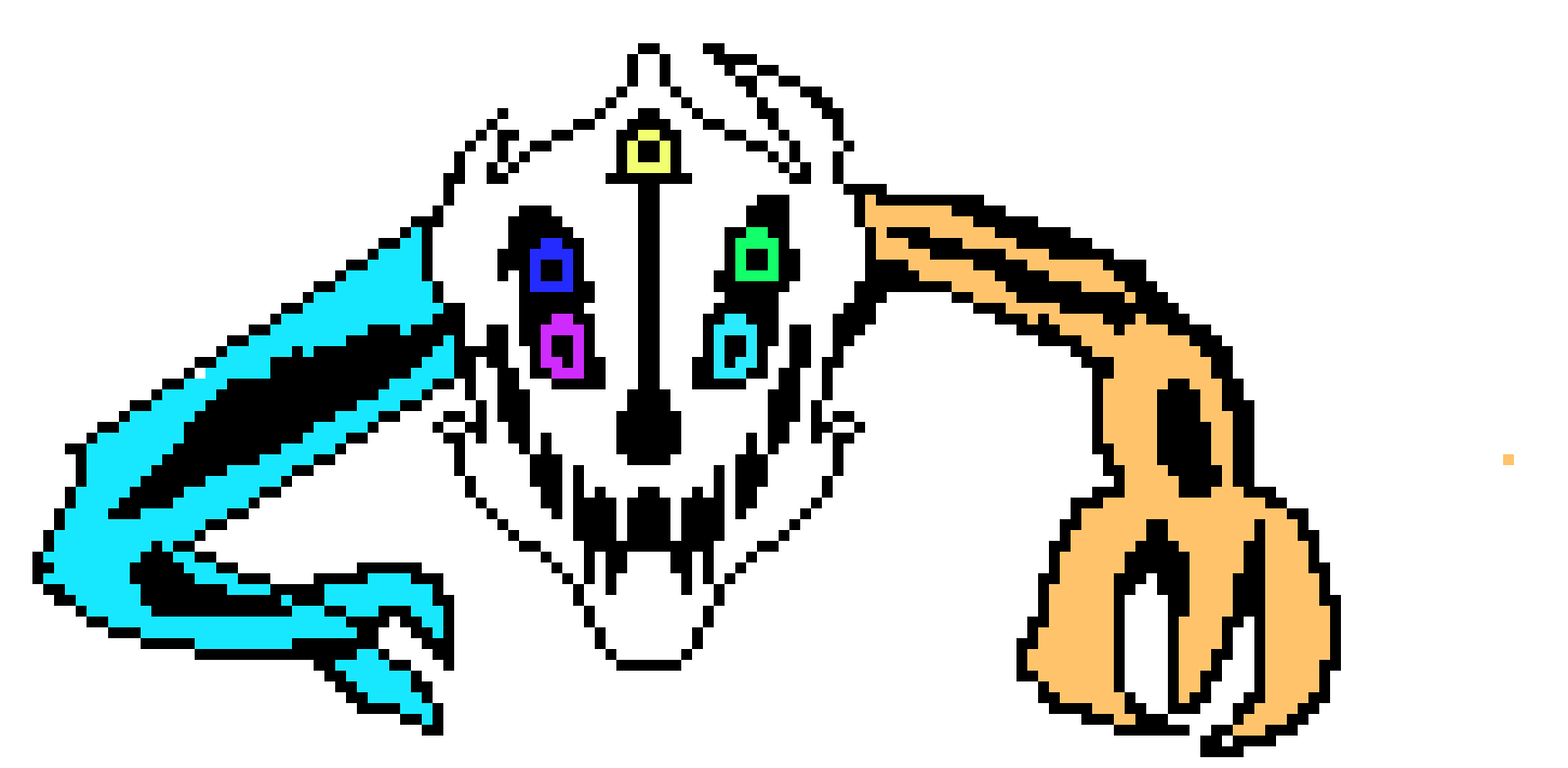 Ultra Mega Gaster Blaster Pixel Art Maker - vrogue.co