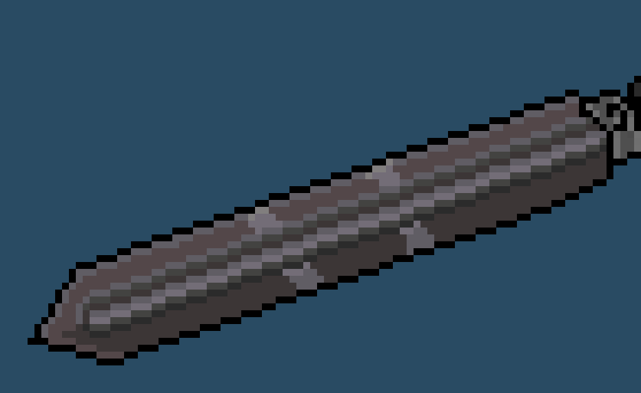 ((also i'm donw with the base blade now i just gotta color the hilt ...