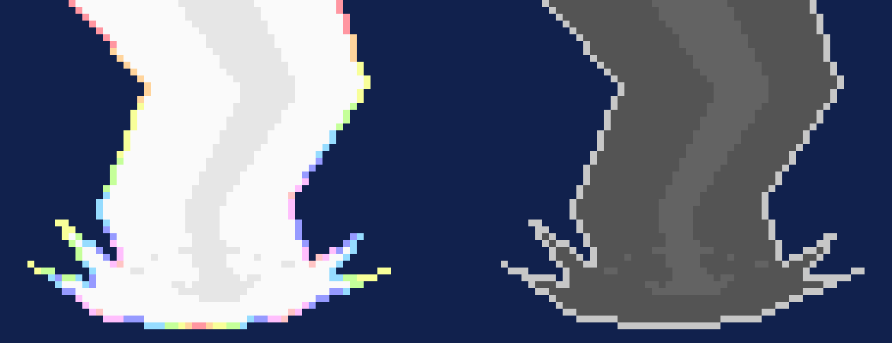 i like how diffrent these two attacks look.. | Pixel Art Maker
