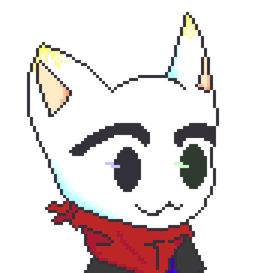 I see tears, maybe have it lower and doubled for a blush | Pixel Art Maker