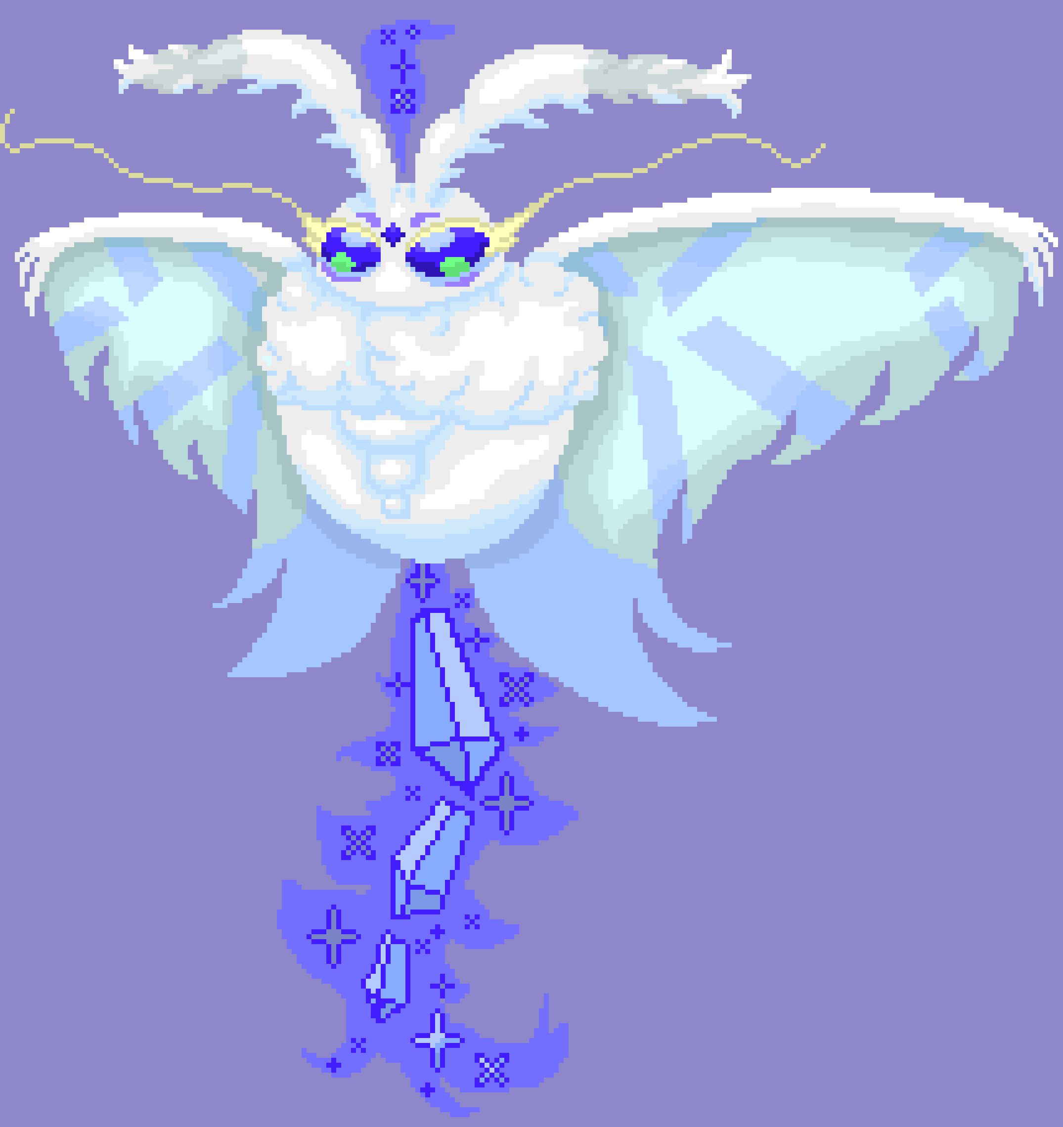 Dragonfly Frosmoth -mawile | Pixel Art Maker