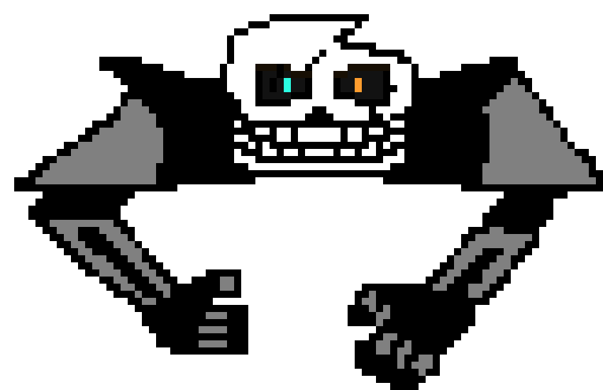 Attempt At Ultra Sans Sprite (Remade) | Pixel Art Maker